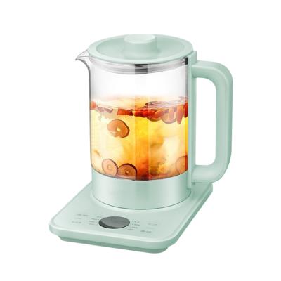 China Hot Selling Multifunction Electric 1.5l Glass Health Pot Heating Insulation Kettle for sale