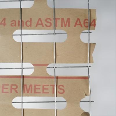 China Hot Dip Galvanizing K Lath 16Ga/17Ga With 60min Paper Backed Wire Lath for sale