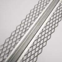 China ASTM C1063 / EN 14353 Expanded Corner Bead Flexible Flange Design 1 1/4 Inch Wing Width for sale