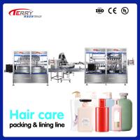 China Easy Operate Shampoo Filling Machine With Control Panel For Filling Volume Setting for sale
