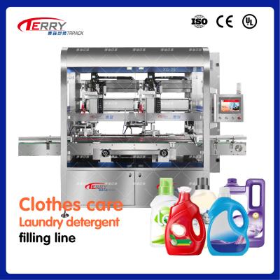 China Servo Motor Driven Automatic Liquid Filling And Sealing Machine 0.6 TO 0.8Mpa for sale