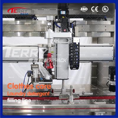 China 8 Heads Detergent Filling Machine for Clothes Care Production 2000ml-5000ml for sale
