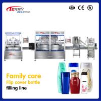 China Servo Motor Driven Liquid Soap Filling Packaging Machine 100ml-1L for sale