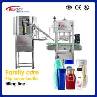 China Servo Motor Driven Liquid Soap Filling Packaging Machine 100ml-1L for sale