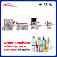 China PLC Control Cosmetic Packing Machine Cosmetic Bottle Filler 100-1000ml for sale