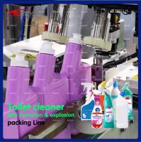 China Anti Corrosion Chemical Packaging Line Automatic Lotion Filling Machine for sale