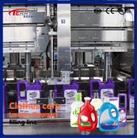 China 4 Heads Detergent Fabric Softener Filling Machine With SUS304 And SUS316L Materials for sale