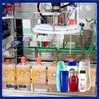 China Servo Motor Driven Liquid Soap Filling Packaging Machine 100ml-1L for sale