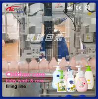 China 60BPM Automatic Dishwashing Liquid Filling Machine 300-3000mL for sale