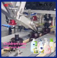 China 8 Heads Dishwashing Liquid Filling Machine with Multiple Specifications for sale