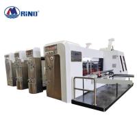 China Carton Box 2 Color Corrugated Flexo Printing Machine With Slotting Die Cutting for sale