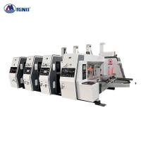 China RINO Carton Box Flexo Printing Machine With Die Cutter for sale