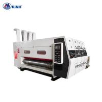 China RINO Carton Box Flexo Printing Machine With Die Cutter for sale