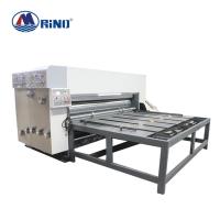 China Chain Feeding Carton Box Flexo Printing Machine With Slotter for sale