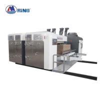 China Automatic Carton Box 2 Color Flexo Printing Machine With Slotting for sale