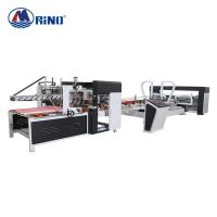 China Corrugated Paperboard Carton Box Folder Gluer Machine PLC Control for sale