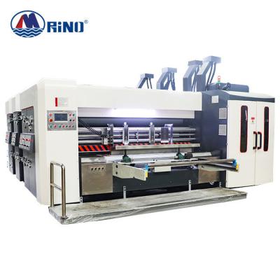 China 2 Color Corrugated Box Flexo Printer With Die Cutter 180Pcs/Min for sale