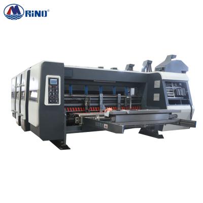 China Carton Box 2 / 3 Color Flexo Printing Machine Servo Pressure Free for sale