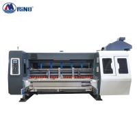 China Household Appliances Carton Box 4 Color Flexo Printing Machine With Slotter for sale