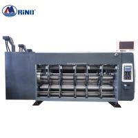 China Household Appliances Carton Box 4 Color Flexo Printing Machine With Slotter for sale