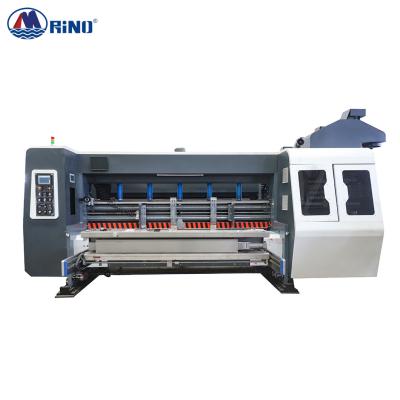 China TV Carton Box 2 Color Flexo Printing Machine With Slotter Die Cutting for sale