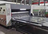 China Carton Box Flexo Printing Machine Chain-Drive Feeding Four Color With Die Cutter for sale
