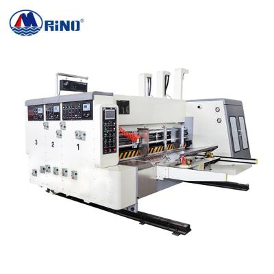 China 380V Carton Box Flexo Printing Machine , 2 Color Flexo Printer Slotter Machine for sale