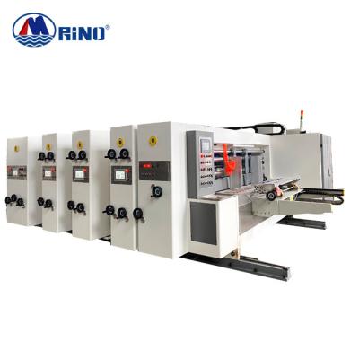 China 45KW Carton Box Flexo Printing Machine 3 Color Lead Edge Feeding for sale