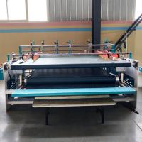 China RINO Carton Box Folder Gluer Machine , Semi Automatic Corrugated Folder Gluer 3.2kw for sale