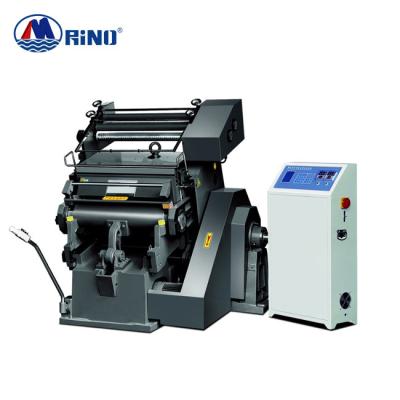 China 5.5KW Hot Stamping Carton Box Die Cutting Machine 1100X800mm Plate Frame for sale