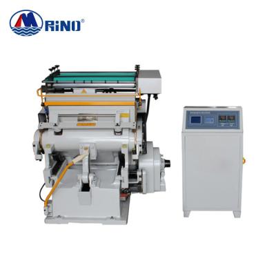 China 5.5KW Manual Type Flatbed Die Cutting Machine Hot Stamping For Carton Box for sale