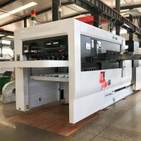 China Auto Carton Box Die Cutting Machine , 32KW CE Corrugated Box Die Punching Machine for sale