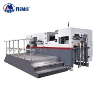 China 1100×780mm Carton Box Die Cutting Machine RINO 18 Ton Flat Bed Die Cutter for sale