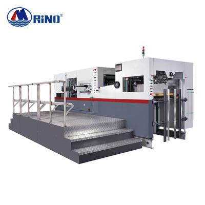 China 1100×780mm Carton Box Die Cutting Machine RINO 18 Ton Flat Bed Die Cutter for sale