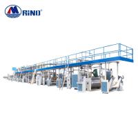 China 3 Ply Corrugated Board Production Line 56 Meters 150m/Min 5 ply corrugation machine for sale