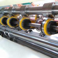 China 2500mm Thin Blade Slitter Scorer Machine , 4000W Cardboard Slitter Machine for sale