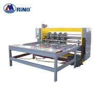 China 60pcs/min Corrugated Rotary Slotter Machine , 4kw Carton Box Slotting Machine for sale