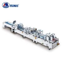 China Straight Line High Speed Folding And Gluing Machine 400m/min For Paper Box for sale