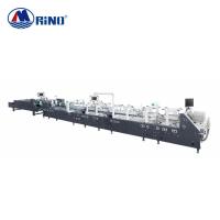China 220V Prefolding High Speed Folding And Gluing Machine For Wine Box for sale