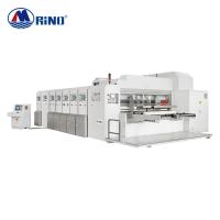 China Water Ink Carton Box Flexo Printing Machine , 5 Colors Flexo Printer Slotter Machine 40KW for sale