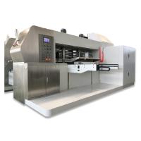 China RINO Carton Box Flexo Printing Machine , 300pcs/Min Printing Carton Folder Gluer Machine for sale