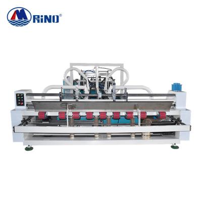 China 150m/Min Auto Carton Folder Gluer Machine 2600×1100mm For Corrugated Box for sale