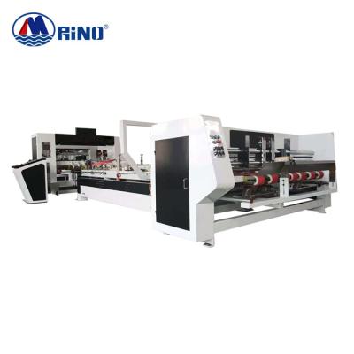 China High Speed Carton Folding And Gluing Machine 12kw With Strapping for sale