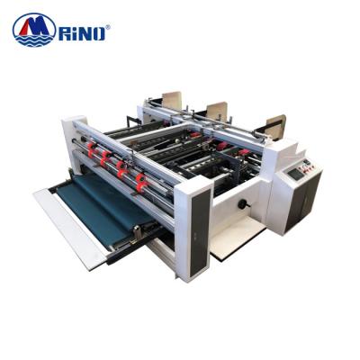 China Two Pieces Carton Box Folder Gluer Machine Semi Automatic 1500mm for sale