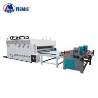China Corrugated Carton Box Flexo Printing Machine With Slotter for sale