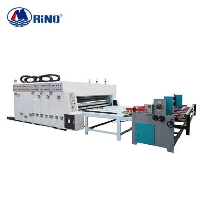 China Corrugated Carton Box Flexo Printing Machine With Slotter for sale