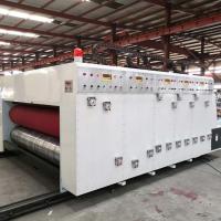 China Corrugated Carton Box Flexo Printing Machine With Slotter for sale