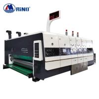 China Precision 1.5mm 3 Color Carton Box Die Cutting Machine Lead Edge Feeding for sale