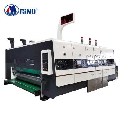 China Precision 1.5mm 3 Color Carton Box Die Cutting Machine Lead Edge Feeding for sale
