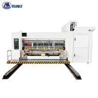 China Carton Box Four Color Carton Flexographic Printing Machine With Die Cutting for sale